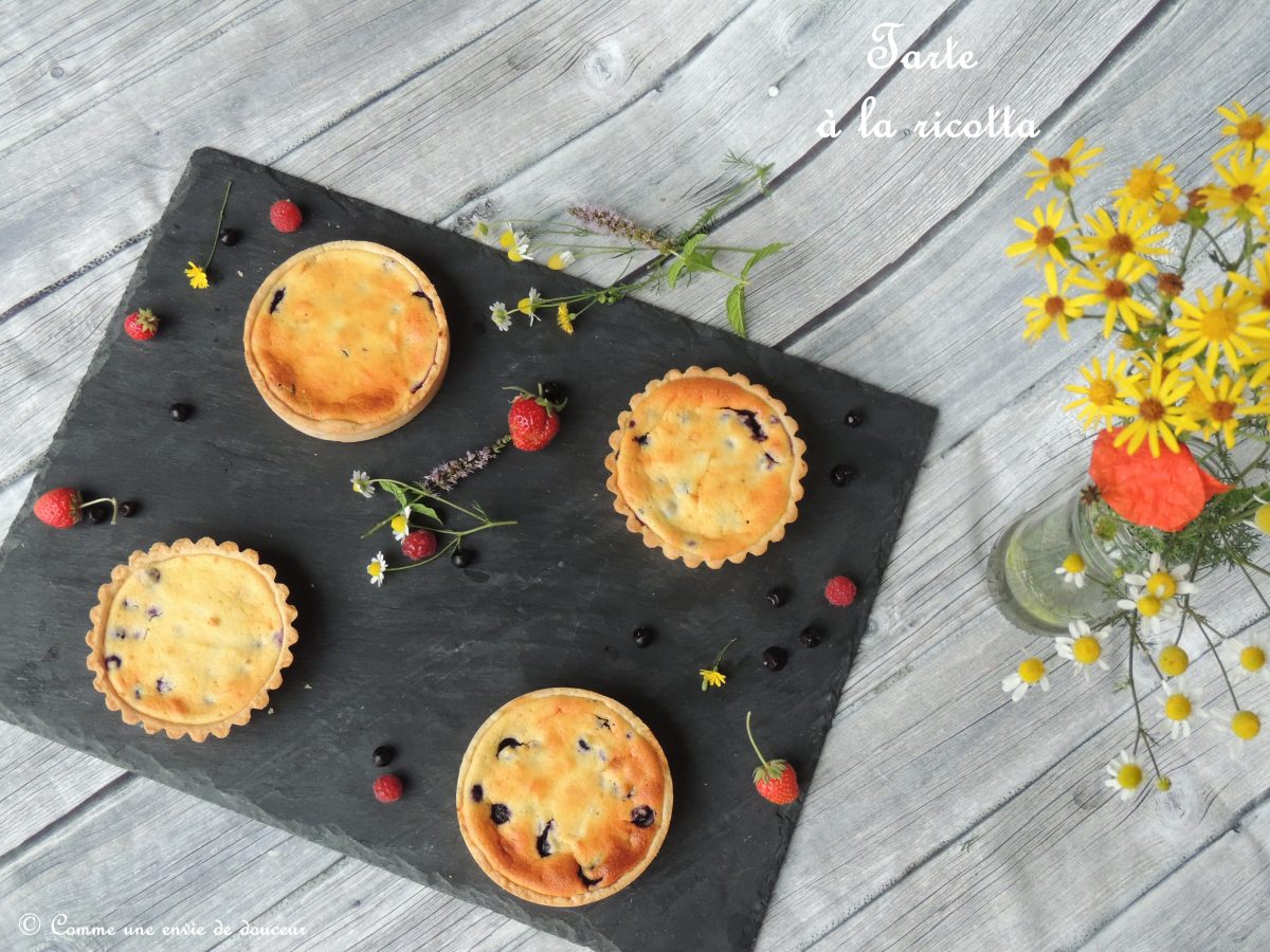 Tarte à la ricotta & aux fruits rouges – Ricotta & red berries tart ...