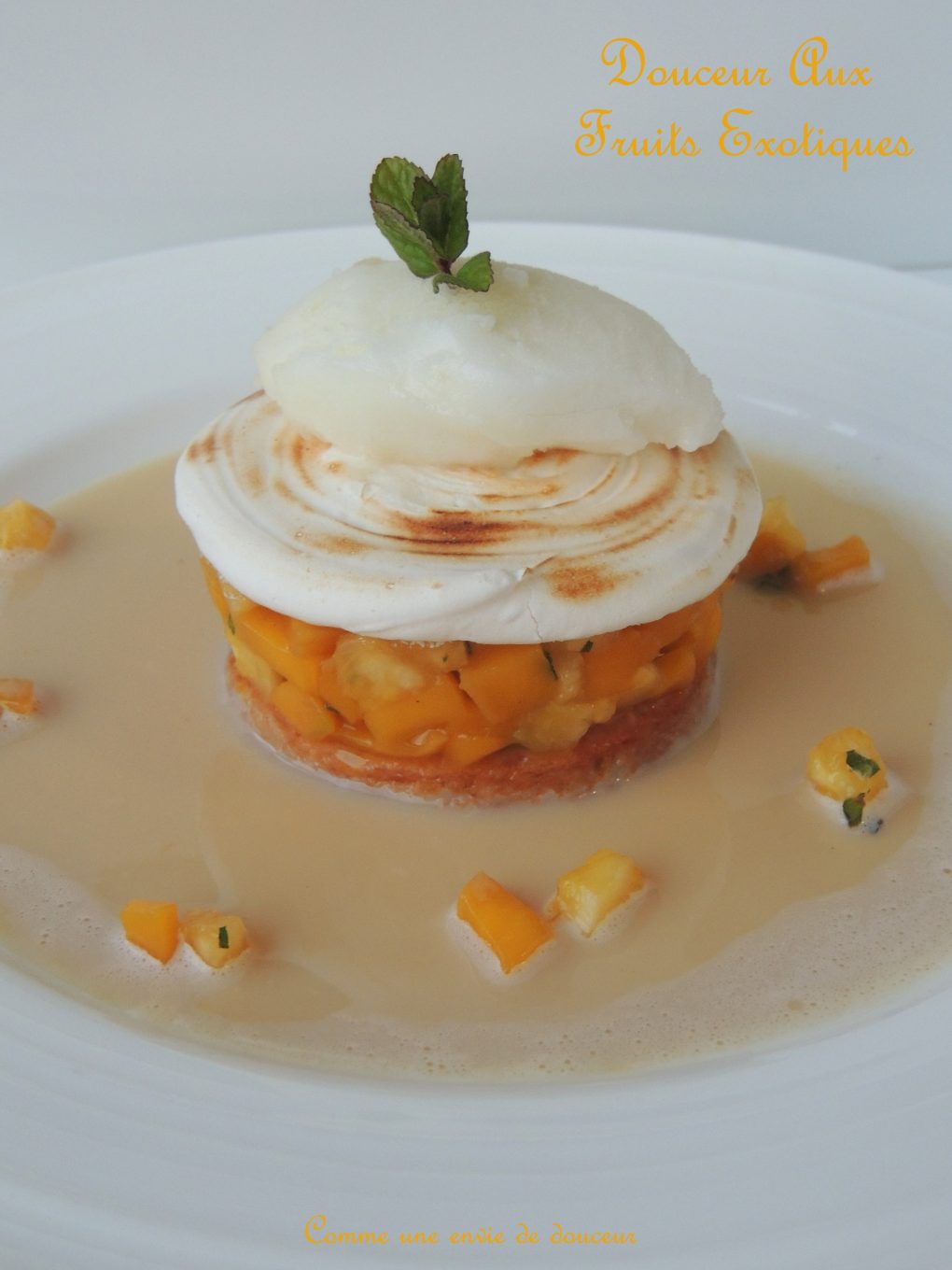 Douceur aux fruits exotiques – Exotic fruits sweetness – Comme une ...